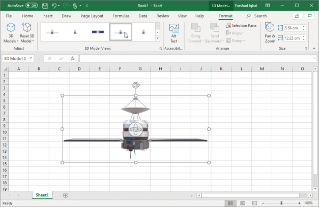 How to Use 3D Models in PowerPoint, Word, Excel & Outlook