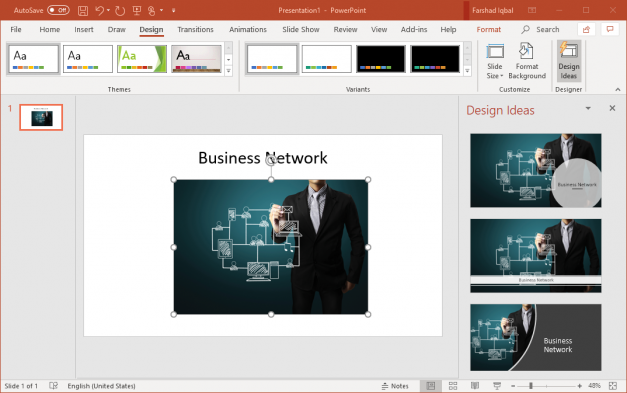 How to Automatically Design Slides with PowerPoint Designer