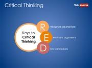 Free Pearson's Red Critical Thinking PowerPoint Diagram & Presentation ...