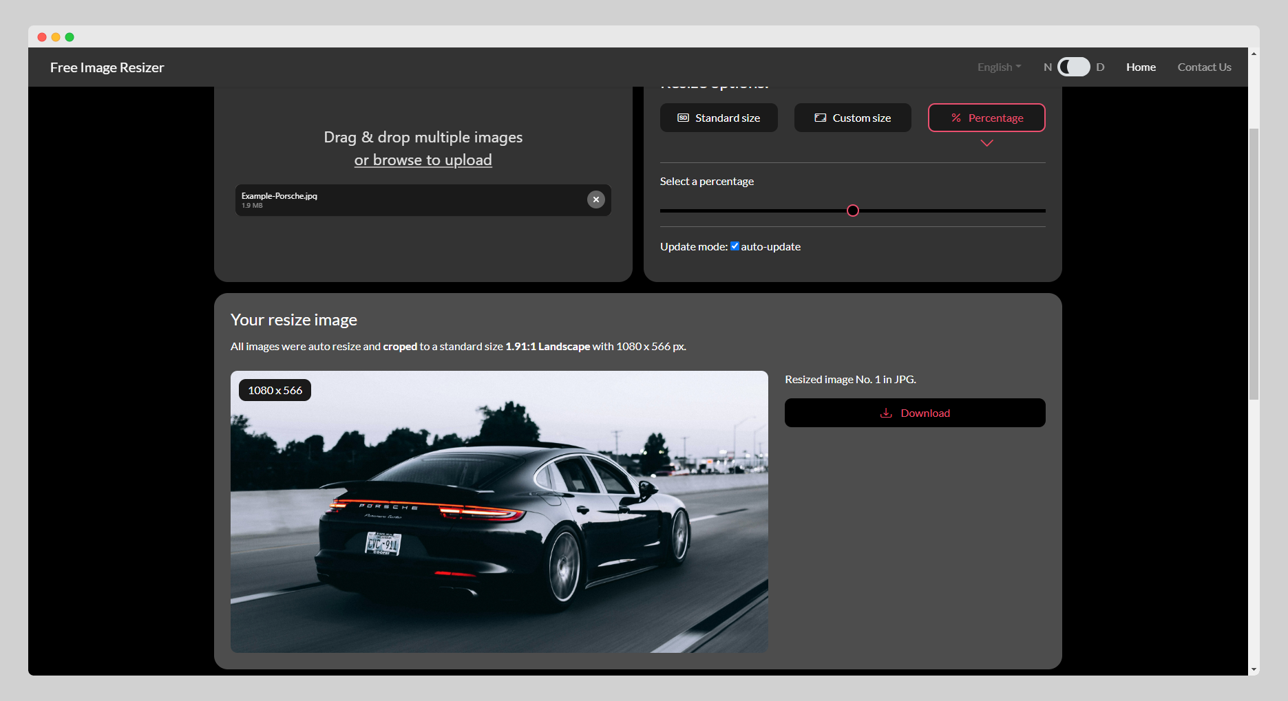 Free Image Resizer: A Free Online App to Resize Images - SlideHunter.com
