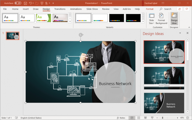 How to Automatically Design Slides with PowerPoint Designer