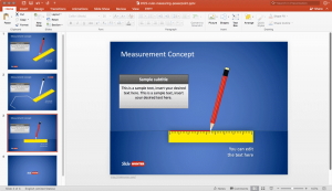 Free Measurement Concept PowerPoint Template & Presentation Slides